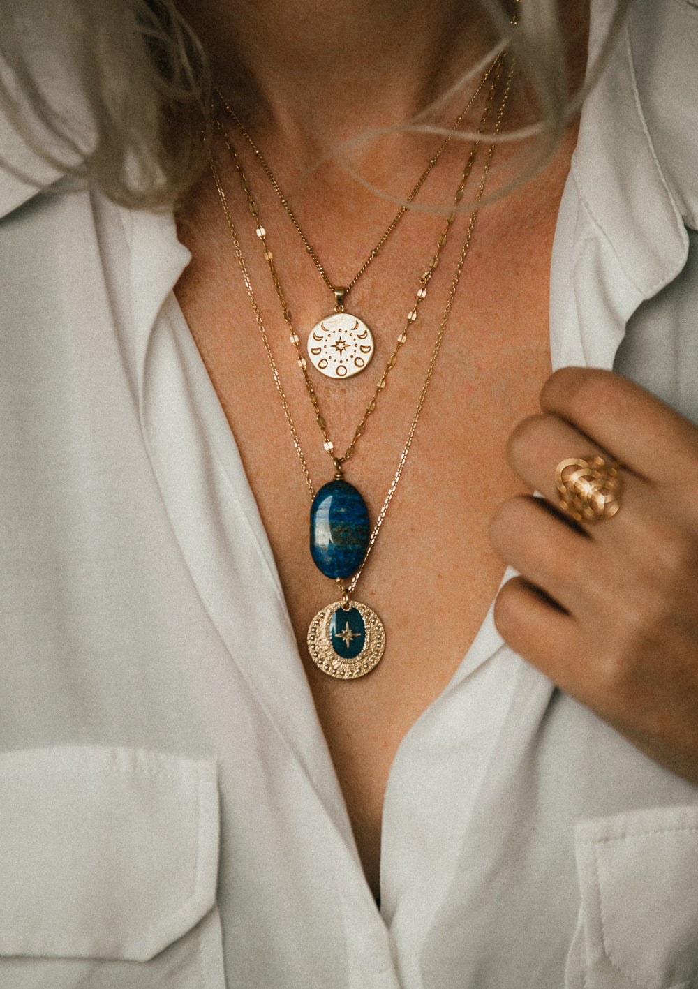 Collier Cycle de la Lune - Changement Lumineux